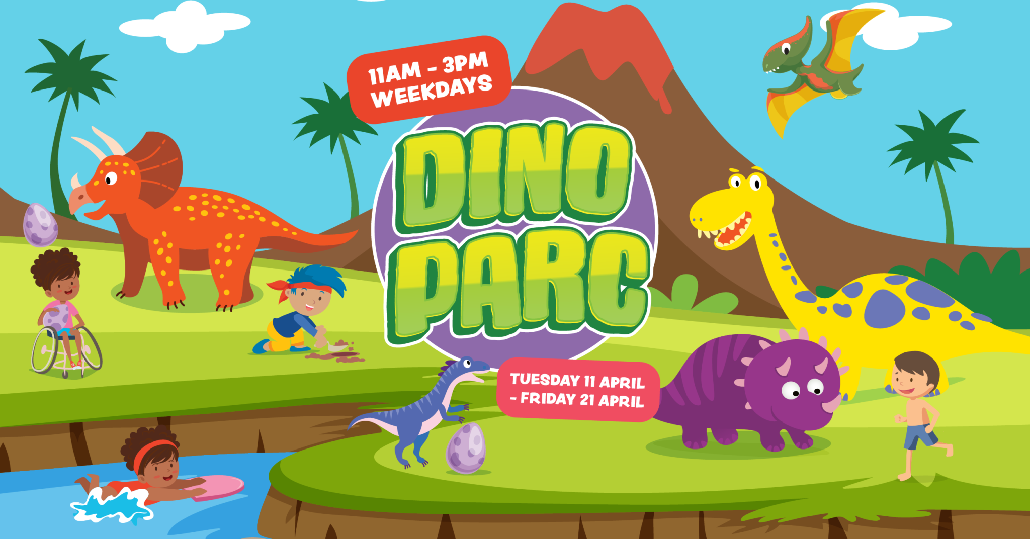 Dino PARC School Holiday Fun - Peninsula Leisure