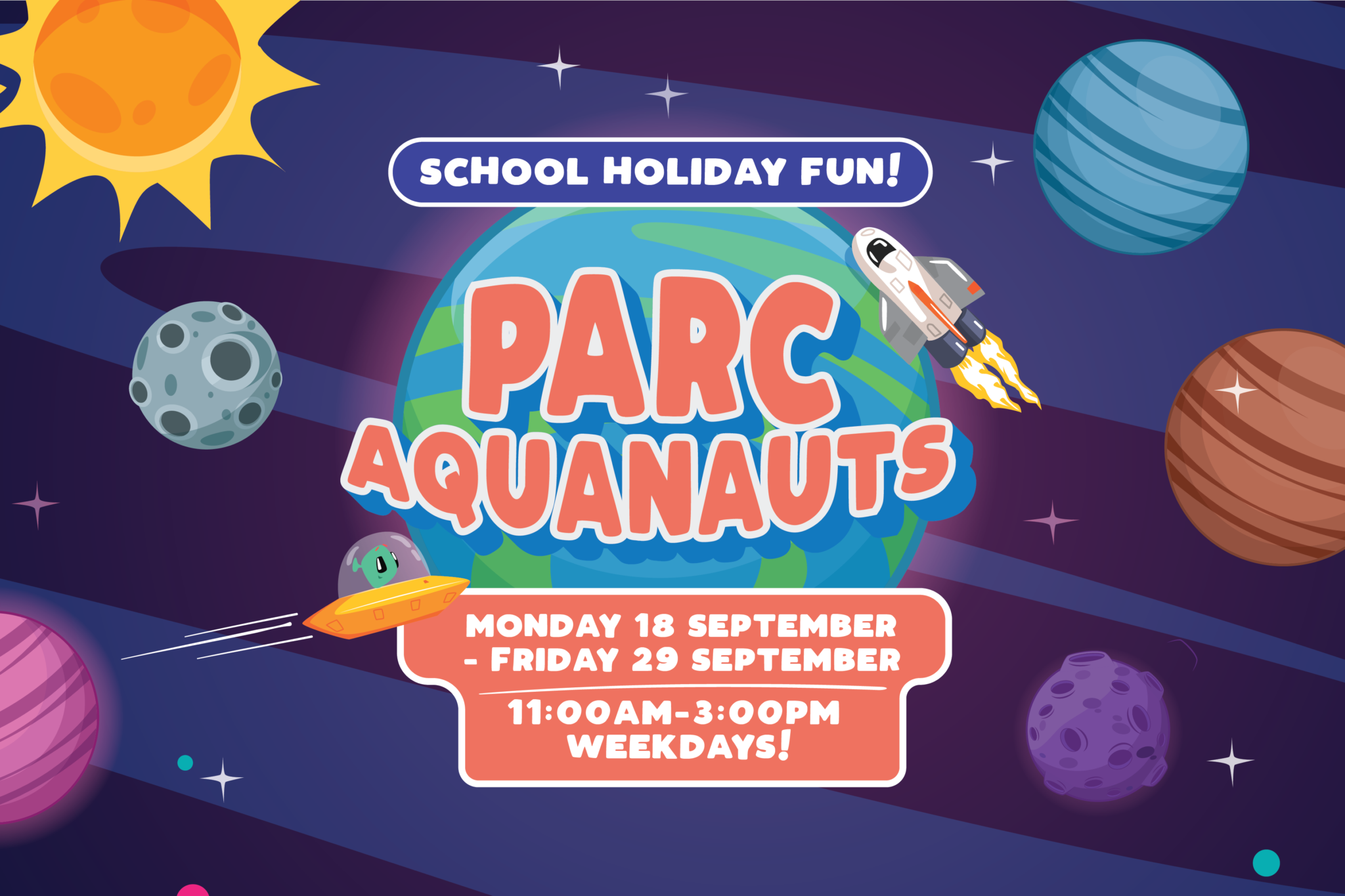 PARC Aquanauts - September School Holidays - Peninsula Leisure
