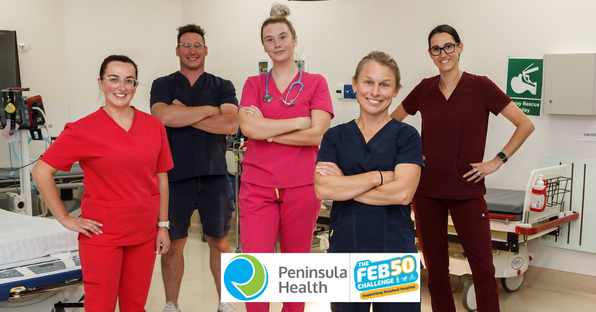 PARC and PINES get behind Peninsula Health's FEB 50 Challenge ...